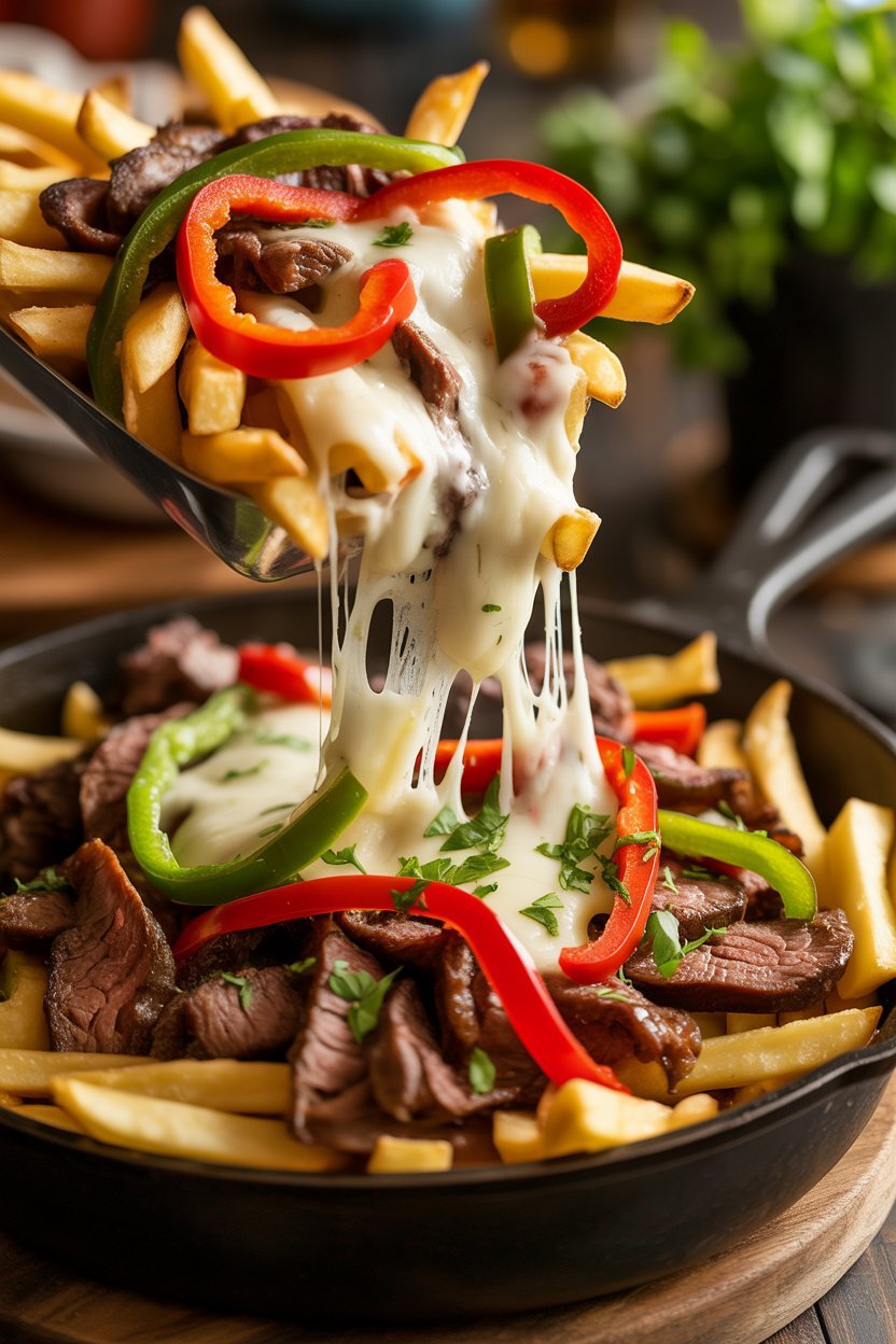 Philly Steak & Cheese Fries – The Ultimate Loaded Comfort Food